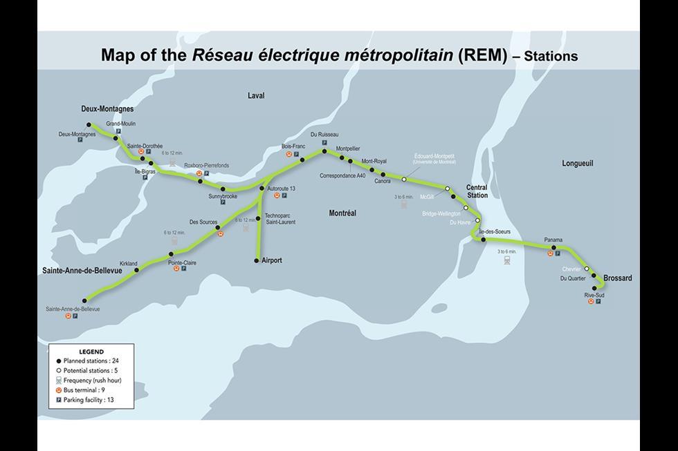 Bridge-inspired Montréal REM train design revealed | Metro Report ...